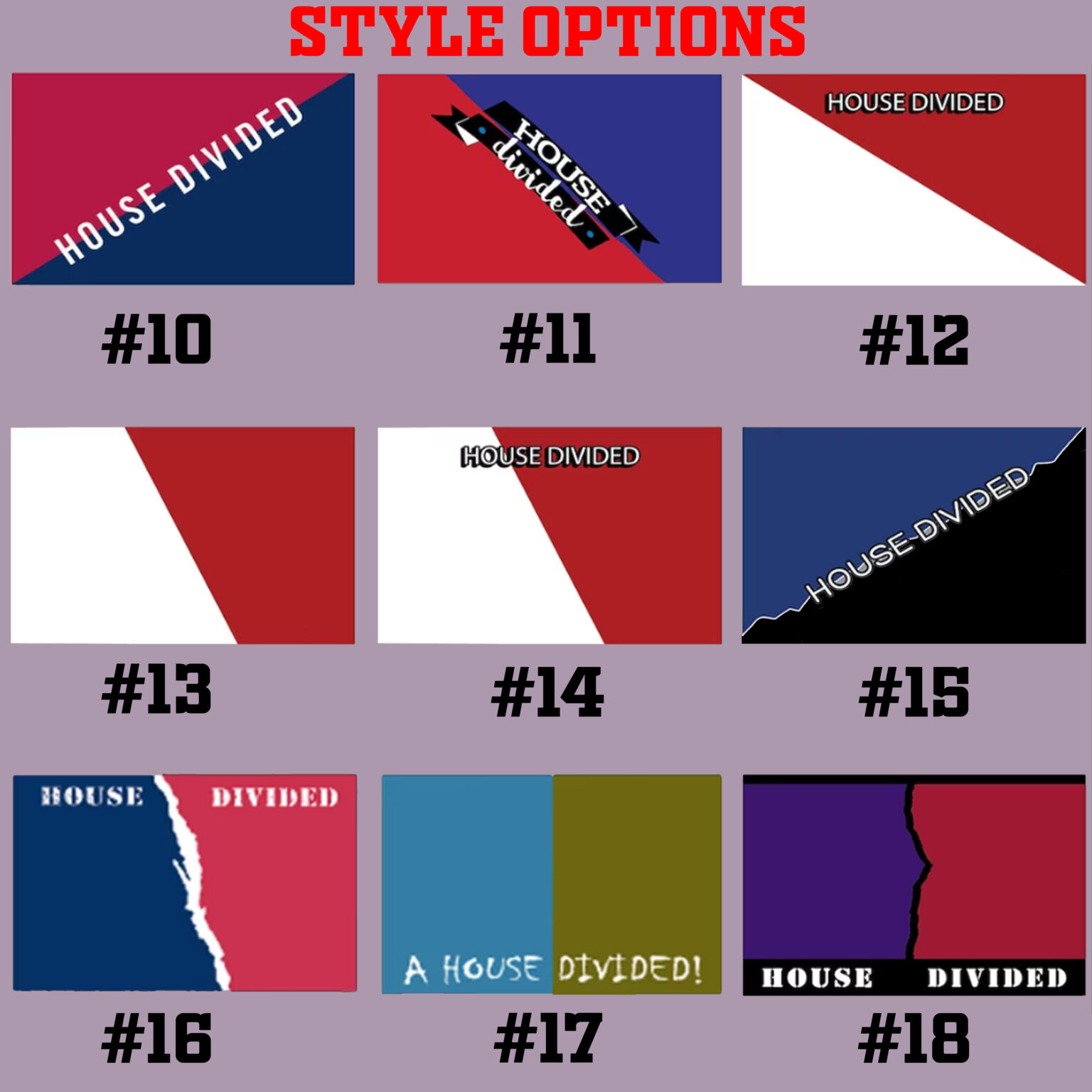 Customize House Divided Flag, Custom House Divided Flags Any Teams ...