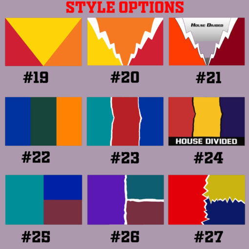 Customize House Divided Flag, Custom House Divided Flags Any Teams ...