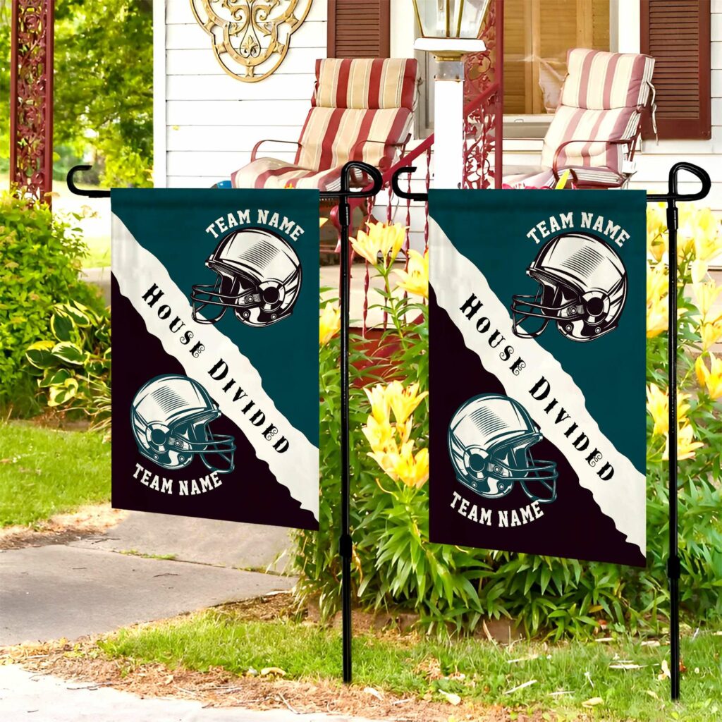 Dallas Cowboys Vs Seattle Seahawks Divided Flag, NFL House Divided Flag ...