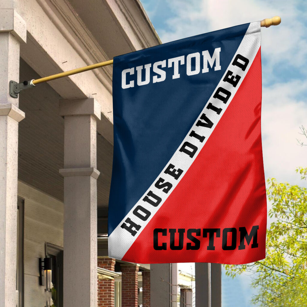 Customize House Divided Flag, Custom House Divided Flags Any Teams ...