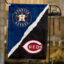 Astros vs Reds House Divided Flag, MLB House Divided Flag - Flagoh