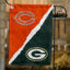 Bears vs Packers House Divided Flag, NFL House Divided Flag - Flagoh