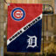 Cubs vs Tigers House Divided Flag, MLB House Divided Flag - Flagoh