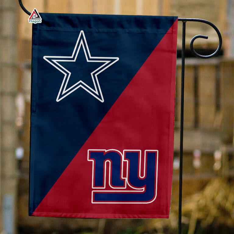 Cowboys vs Giants House Divided Flag, NFL House Divided Flag - Flagoh