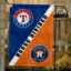 Rangers vs Astros House Divided Flag, MLB House Divided Flag - Flagoh