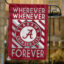 Alabama Crimson Tide Forever Fan Flag, NCAA Sport Fans Outdoor Flag ...