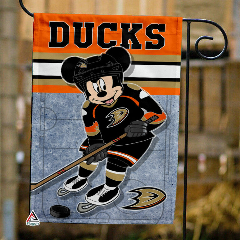 Anaheim Ducks x Mickey Hockey Flag, Anaheim Ducks Flag, NHL Premium ...