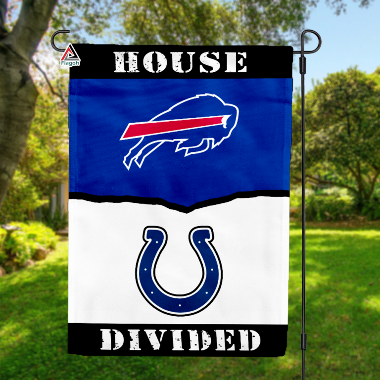 Bills vs Colts House Divided Flag, NFL House Divided Flag - Flagoh