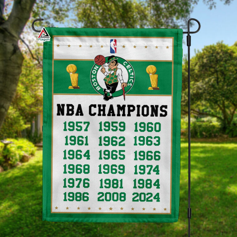 Boston Celtics 2024 Finals Champion Flag, Celtics Championships Banner ...