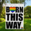 Born This Way Flag, Gay LGBT Trans Pride Flag, Love Wins Home ...