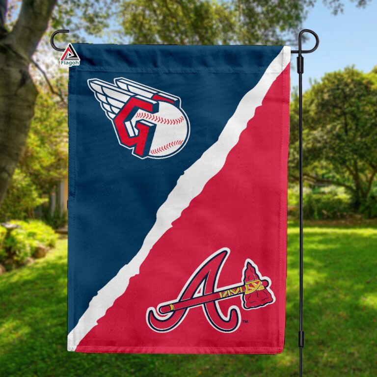 Guardians vs Braves House Divided Flag, MLB House Divided Flag - Flagoh