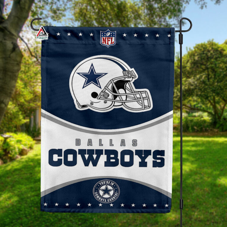 Dallas Cowboys Football Team Flag, NFL Premium Two-sided Vertical Flag ...