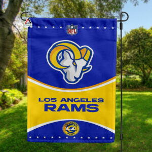 Los Angeles Rams Football Team Flag, NFL Premium Two-sided Vertical ...