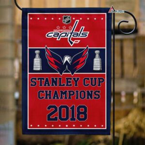 Washington Capitals Stanley Cup Champions Flag, Capitals Stanley Cup ...