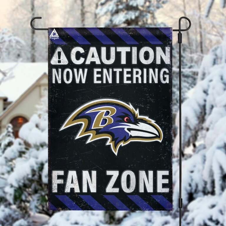 Baltimore Ravens Fan Zone Flag, NFL Welcome Sport Flag - Flagoh