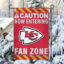Kansas City Chiefs Fan Zone Flag, NFL Welcome Sport Flag - Flagoh