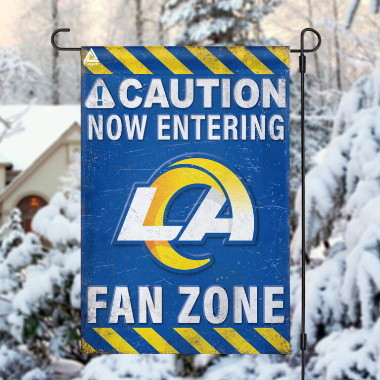 Los Angeles Rams Fan Zone Flag, NFL Welcome Sport Flag - Flagoh