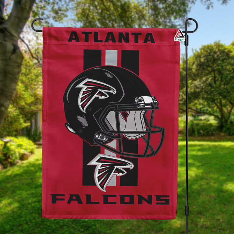 Atlanta Falcons Helmet Vertical Flag, Falcons NFL Outdoor Flag - Flagoh