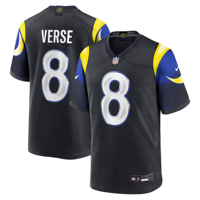 Jared Verse Los Angeles Rams Jersey - Midnight Blue, Limited Replica ...
