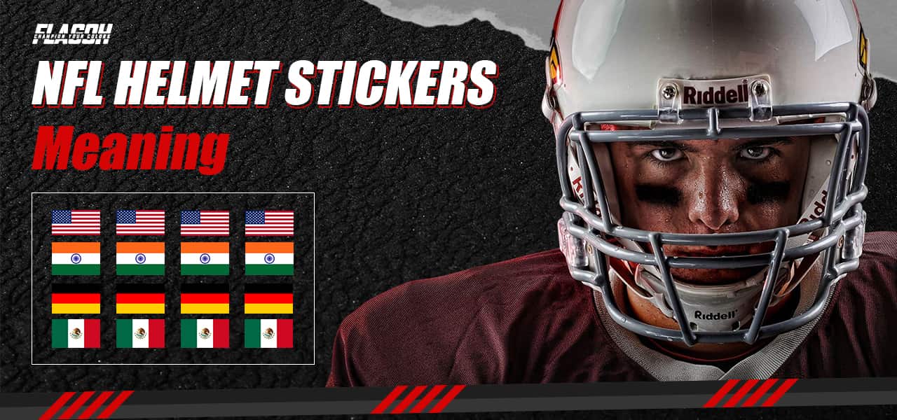 What Are the Flags on NFL Helmets? NFL Helmet Stickers Meaning